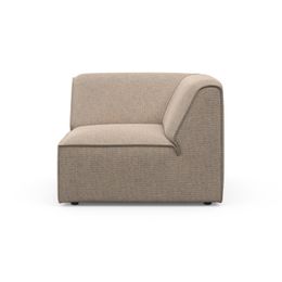 Sofa-Eckelement OTTO HOME "Merid, Sofaelement, Ma&szlig;e B/T/H: 97/97/46 cm", grau (taupe), B:97cm H:70cm T:97cm, 100% Polyester, Polsterelemente, Sofa-Eckelement, als Modul oder separat verwendbar, f&uuml;r individuelle Zusammenstellung