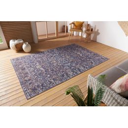 Teppich NORTHRUGS "Sues", bunt (grau,bunt), B:115cm H:3mm L:170cm, Polypropylen (PP), Teppiche, Teppich, In-& Outdoor, L&auml;ufer, Wetterfest, Balkon, Wohnzimmer, Orient