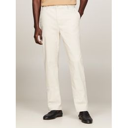 Chinohose Tommy Hilfiger "MERCER ESSENTIAL TWILL CHINO", Herren, Gr. 32, L&auml;nge 32, braun (bleached stone), Web, Obermaterial: 97% Baumwolle, 3% Elasthan, normal, Hosen Chinohose