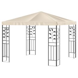 Livarno Home Pavillon, 3 x 3 m, mit Stahlgestell, beige 100344651