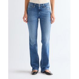 Bootcut-Jeans Wrangler "WRA-W28B", Damen, Gr. 29, L&auml;nge 30, raven, Denim/Jeans, Obermaterial: 80% Baumwolle, 18% Polyester, 2% Elasthan, bootcut fit lang, Jeans Bootcut-Jeans