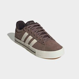Sneaker adidas Sportswear "DAILY 4.0", Herren, Gr. 42,5, earth strata, sanftes wei&szlig;, aurora coffee, Leder, Synthetik, Schuhe Sneaker