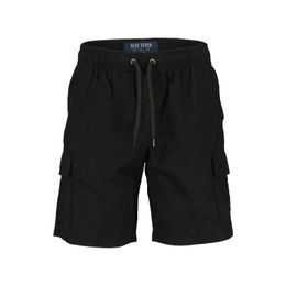 Shorts Blue Seven "Blue Seven", Jungen, Gr. 176, schwarz (999, schwarz), 100% Baumwolle, Basic, kurz, Hosen Shorts
