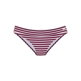 Venice Beach Bikinihose Damen Gr&ouml;&szlig;e S bordeaux / wei&szlig;