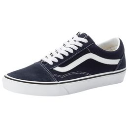 Sneaker Vans "UA Old Skool", Herren, Gr. 46, blau (parisian night, true wei&szlig;), Leder, Schuhe Sneaker, unisex
