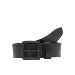 Jack & Jones Lederg&uuml;rtel JACK & JONES "JACROMA LEATHER BELT NOOS", Herren, Gr. 90, schwarz, B&uuml;ffelleder, unifarben, G&uuml;rtel Lederg&uuml;rtel