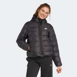 Steppjacke adidas Sportswear "W ESS LD HD JKT", Damen, Gr. L, schwarz, Obermaterial: 100% Polyester, Jacken Steppjacke