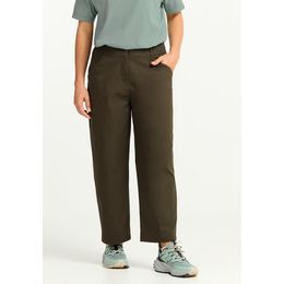 7/8-Hose Jack Wolfskin "MAHANI 7 / 8 PANTS W", Damen, Gr. 36, N-Gr, obsidian mos, Obermaterial: 100% Polyester. Futter: 100% Polyester, Hosen 7/8-Hose