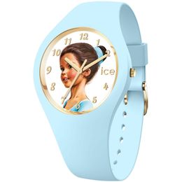 Ice Watch Quarzuhr ICE-WATCH "ICE-WATCH x MARTINE - Small - 3H", blau (hellblau), Armbanduhren, Damen, Quarzuhr, Armbanduhr, Damenuhr, Silikonarmband, analog, limited Edition