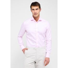 Langarmhemd Eterna "SLIM FIT", Damen, Gr. 44, Normalgr&ouml;&szlig;en, rosa, Twill, 100% Baumwolle, schmal, Manschette, Hemden Langarmhemd, NON IRON (b&uuml;gelfrei)