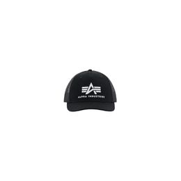 Trucker Cap Alpha Industries "Basic Trucker Cap", Damen, Gr. onesize, schwarz, Baumwolle, Caps Trucker Cap