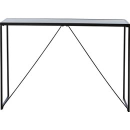 Konsolentisch Jahnke "GLAM CONSOLE", schwarz (schwarz, schwarzglas, schwarz, schwarzglas), B:111,3cm H:76cm T:30cm, Tische, Konsolentisch, Breite ca. 111 cm, Beistelltisch