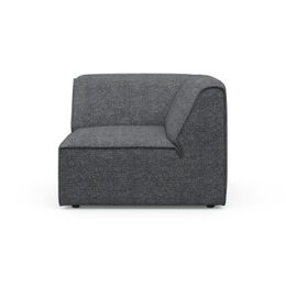Sofa-Eckelement OTTO HOME "Merid, Sofaelement, Ma&szlig;e B/T/H: 97/97/46 cm", grau (dunkelgrau), B:97cm H:70cm T:97cm, 100% Polyester, Polsterelemente, Sofa-Eckelement, als Modul oder separat verwendbar, f&uuml;r individuelle Zusammenstellung