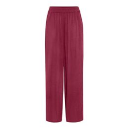 Schlupfhose LSCN BY LASCANA, Damen, Gr. 36, N-Gr, schwarz berry, Cr&ecirc;pe, Obermaterial: 100% Viskose, unifarben, figurumspielend lang, Hosen Schlupfhose, aus Viskosecrepe