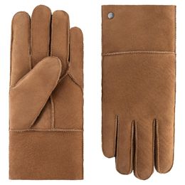 Roeckl Lederhandschuhe 'STORLIEN' Herren Gr&ouml;&szlig;e L camel / dunkelbeige / cognac / ocker / hellbraun