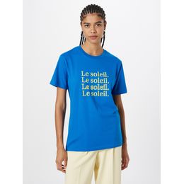 Les Petites Les Petits Basics T-shirt 'Le soleil' Damen Gr&ouml;&szlig;e L blau / gelb