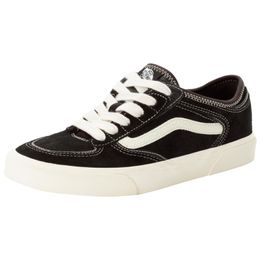 Sneaker Vans "Rowley Classic", Herren, Gr. 44, schwarz (schwarz, marshmallow), Leder, Schuhe Sneaker, unisex
