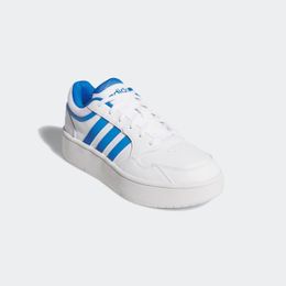 Sneaker adidas Sportswear "HOOPS 3.0 BOLD", Damen, Gr. 43, wei&szlig; (cloud wei&szlig;, blaubird, cloud wei&szlig;), Synthetik, Schuhe Sneaker