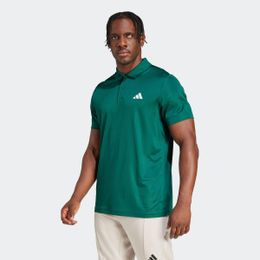 Poloshirt adidas Performance "TRAIN ESSENTIALS TRAINING", Herren, Gr. M, gr&uuml;n (collegiate gr&uuml;n, wei&szlig;), Obermaterial: 100% Polyester, Shirts Poloshirt