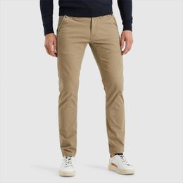 PME-Legend Chinohose PME LEGEND "TWIN WASP CHINO LEFT HAND STRETCH TWILL", Herren, Gr. 36, L&auml;nge 30, braun, Canvas, Obermaterial: 98% Baumwolle, 2% Elasthan, unifarben, regular fit kn&ouml;chellang, Hosen Chinohose, mit Taschen