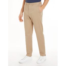 Chinohose Tommy Hilfiger "HARLEM CHINO SATIN", Herren, Gr. 30, L&auml;nge 34, gr&uuml;n (batique khaki), Web, Obermaterial: 98% Baumwolle, 2% Elasthan, normal, Hosen Chinohose