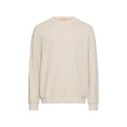 Sweatshirt Camel Active, Herren, Gr. M, beige, Sweatware, Obermaterial: 100% Baumwolle, unifarben, normal h&uuml;ftbedeckend, Rundhals, B&uuml;ndchen, Sweatshirts Sweatshirt, unifarben aus reiner Baumwoller