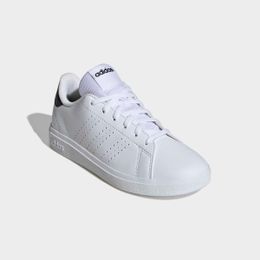 Sneaker adidas Sportswear "ADVANTAGE BASE 2.0", M&auml;dchen, Gr. 37, schwarz-wei&szlig; (cloud wei&szlig;, ftwr wei&szlig;, core schwarz), Synthetik, Textil, Schuhe Sneaker, Design auf den Spuren des adidas Stan Smith, f&uuml;r Kinder & Jugendliche