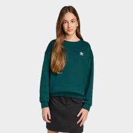 Sweatshirt adidas originals "BOYFRIEND CREW", M&auml;dchen, Gr. 140, aurivy, Obermaterial: 70% Baumwolle, 30% Polyester, Rundhals, Sweatshirts Sweatshirt