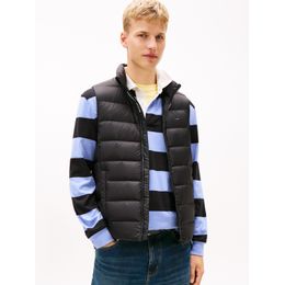 Steppweste Tommy Jeans "TJM LT DOWN VEST EXT", Herren, Gr. XXL, schwarz, Web, Obermaterial: 100% Polyamid, unifarben, normal h&uuml;ftlang, Westen Steppweste, mit Daunenwattierung
