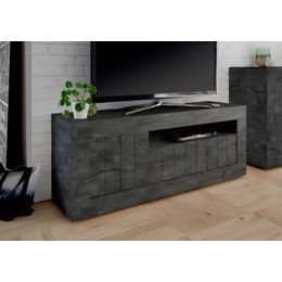 Lowboard Home Affaire "Urbino", grau (ossido), Sideboards, Lowboard, Breite 138 cm