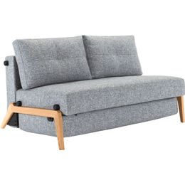 Schlafsofa INNOVATION LIVING &trade; "Cubed Klappsofa, hochwertige Schlaffunktion, Design und extra Komfort", beige (grau), B:168cm H:79cm T:98cm, Sofas, Schlafsofa, Frontauszug, sehr platzsparend, abgewinkelt Sitzen, waagerecht liegen