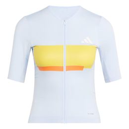 adidas Performance Trikot 'Tempo Neo Heritage' Damen Gr&ouml;&szlig;e XXS pastellblau / gelb / orange / wei&szlig;
