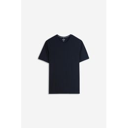 T-Shirt Cinque "CIBENT", Herren, Gr. L, blau (dunkelblau), Jersey, Obermaterial: 100% Baumwolle, unifarben, relaxed fit, Rundhals, Shirts T-Shirt, mit klassischem Rundhalsausschitt