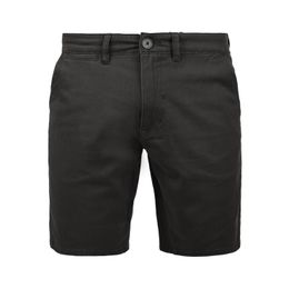 Chinoshorts Blend "Chinoshorts BHPierre", Herren, Gr. L, N-Gr, grau (ebony grau), Obermaterial: 98% Baumwolle CO. 2% Elasthan EL., Hosen Chinoshorts