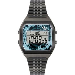Digitaluhr adidas originals "DIGITAL TWO", schwarz, Armbanduhren, Damen, Digitaluhr, Quarzuhr, Armbanduhr, Herrenuhr, Damenuhr, unisex, Edelstahlarmband