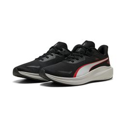 Laufschuh Puma "SKYROCKET LITE", Damen, Gr. 42, schwarz (Puma schwarz, for all time rot, cool light gray), Textil, Schuhe Laufschuh