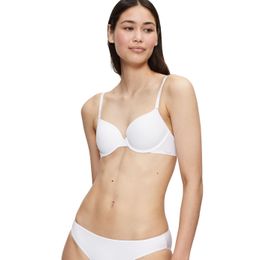 B&uuml;gel-BH Triumph "Body Make-Up WHP", Damen, Gr. 75, Cup D, wei&szlig;, Microtouch, Obermaterial: 62% Polyester, 23% Polyamid, 15% Elasthan, unifarben, Basic, BHs B&uuml;gel-BH, atmungsaktives und glattes Material