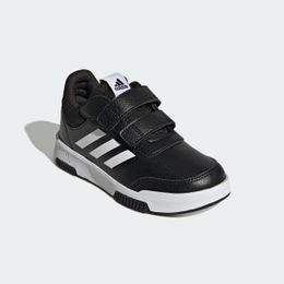 Klettschuh adidas Sportswear "TENSAUR HOOK AND LOOP", M&auml;dchen, Gr. 30, schwarz-wei&szlig; (core schwarz, cloud wei&szlig;, core schwarz), Synthetik, Textil, Schuhe Klettschuh, f&uuml;r Kinder & Jugendliche