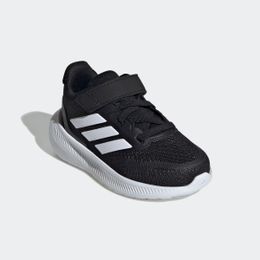 Sneaker adidas Sportswear "RUNFALCON 5 KIDS", M&auml;dchen, Gr. 27, schwarz-wei&szlig; (core schwarz, cloud wei&szlig;, cloud wei&szlig;), Synthetik, Textil, Schuhe Sneaker, mit Klettverschluss