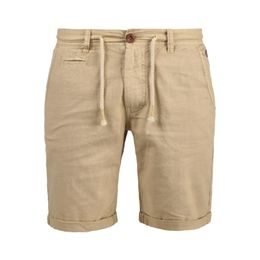 Shorts Blend "Shorts BHLias", Herren, Gr. XXL, N-Gr, beige (chalk stone), Obermaterial: 55% Leinen LI. 45% Baumwolle CO., Hosen Shorts