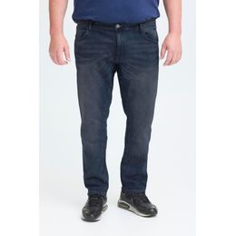 Regular-fit-Jeans Blend "Twister fit - NOOS", Herren, Gr. 42, L&auml;nge 32, blau (denim schwarz blau), Denim/Jeans, Obermaterial: 98% Baumwolle, 2% Elasthan, Abriebeffekte, regular fit kn&ouml;chellang, Jeans Regular-fit-Jeans