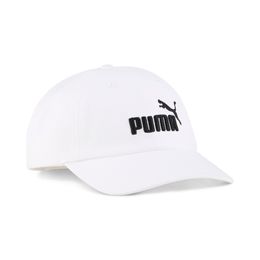 Baseball Cap Puma "ESS NO.1 LOGO BB CAP JR", Kinder, wei&szlig; (Puma wei&szlig;), Twill, Baumwolle, unifarben, Caps Baseball Cap, f&uuml;r Jugendliche, sportlicher Stil, aus Baumwolle, leichtes Material