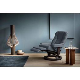 Relaxsessel stressless "Mayfair", blau (atlantic blau batick), B:79cm H:101cm T:77cm, Leder BATICK: BATICK ist ein leicht korrigiertes, durchgef&auml;rbtes und genarbtes M&ouml;belleder, bei dem die meisten Unebenheiten und Spuren in der Regel entfernt wurden.;Leder PALOMA: PALOMA ist ein durchgef&auml;rbtes Semianilin-M&ouml;belleder mit nat&uuml;rlicher Narbung.;ROHLEDER Stoff Q2 FARON: Ein fester zuverl&auml;ssiger Boucl&eacute; m