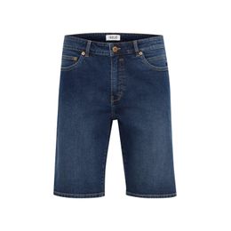 !Solid Jeansshorts SOLID "Jeansshorts SDDunley", Herren, Gr. L, N-Gr, blau (dunkelblau denim), Obermaterial: 98% Baumwolle CO. 2% Elasthan EL., Jeans Jeansshorts