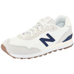 Sneaker New Balance "515", Herren, Gr. 40,5, grau (wei&szlig;, grau m), Leder, Textil, Schuhe Sneaker