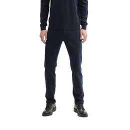 Chinohose Tom Tailor, Herren, Gr. 36, L&auml;nge 32, blau (sky captain blau), Web, Obermaterial: 75% Polyester, 22% Viskose, 3% Elasthan. Futter: 100% Baumwolle, unifarben, slim fit lang, Hosen Chinohose, slim mit Viskose und Stretch