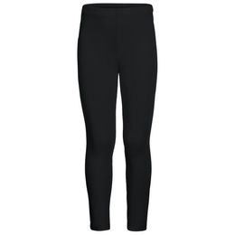 Leggings happy girls, M&auml;dchen, Gr. 134, N-Gr, schwarz, Strick, Obermaterial: 60% Polyester, 35% Baumwolle, 5% Elasthan, unifarben, eng kn&ouml;chellang, Hosen Leggings, w&auml;rmend und elastisch