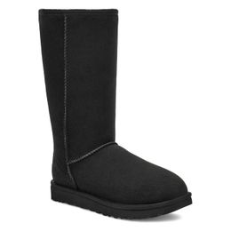 UGG Australia Winterstiefel UGG "Unisex CLASSIC TALL II", Damen, Gr. 8 (39), Normalschaft, schwarz, Veloursleder, Schuhe Winterstiefel, Stiefel, Schlupfstiefel zum Schlupfen