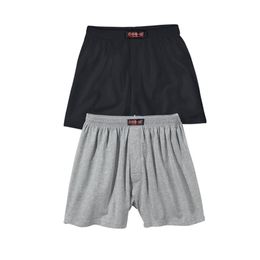 H.I.S. H.I.S Boxershorts Herren Gr&ouml;&szlig;e L grau / schwarz