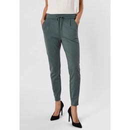 V&eacute;ro Moda Jogger Pants VERO MODA "VMEVA MR LOOSE STRING PANT GA NOOS", Damen, Gr. S (36), L&auml;nge 30, gr&uuml;n (balsam gr&uuml;n), Web, Obermaterial: 65% Viskose (LENZING&trade; ECOVERO&trade;), 30% Nylon, 5% Elasthan, unifarben, loose fit 7/8-L&auml;nge, Hosen Jogger Pants, hinten mit elastischem B&uuml;ndchen
